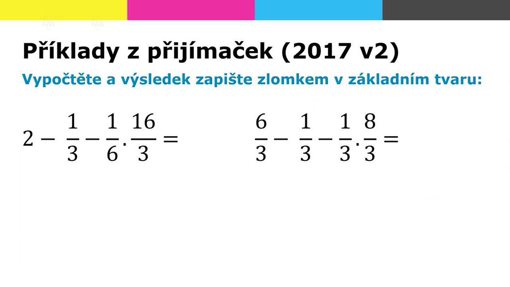 Nebojte Se Matematiky Zlomky T Edu esk Televize Nebojte Se Matematiky Zlomky T Edu esk Televize